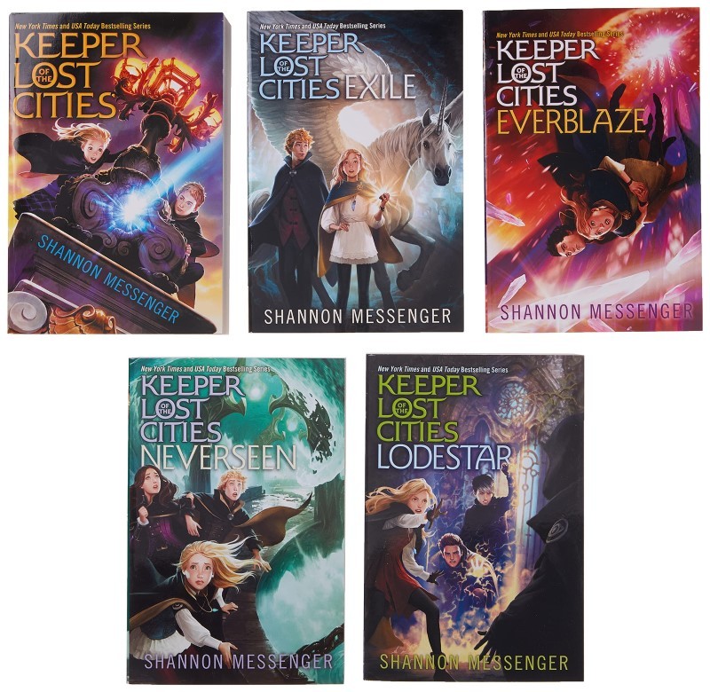 英文原版 失落城市的守护者1-5套装Keeper of the Lost Cities 儿童冒险小说