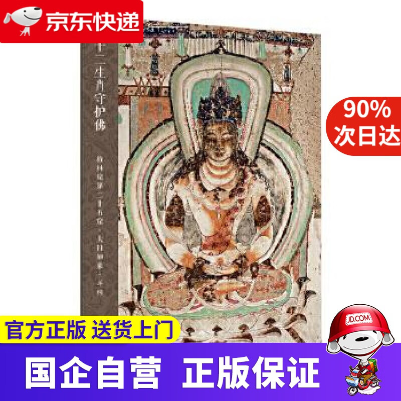 十二生肖守护佛敦煌壁画高清大图-榆林窟第25窟 大日如来 羊猴 江苏凤凰美术出版社