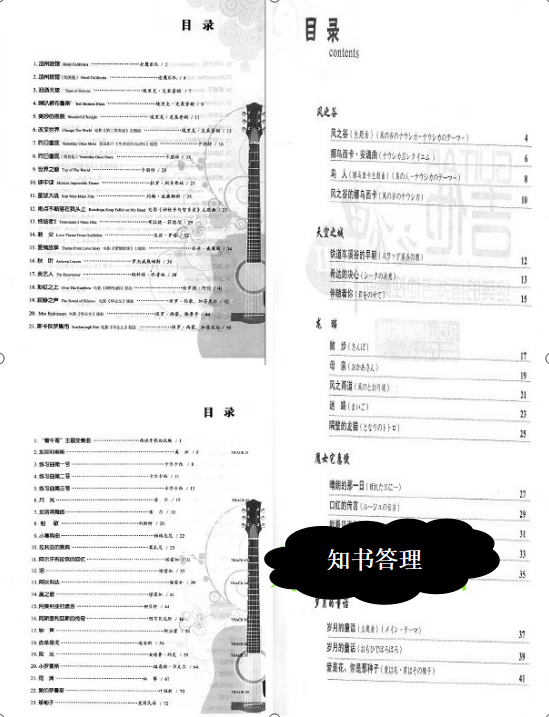 动听指弹吉他1-3 奥斯卡绝世古典久石让宫崎骏优美独奏吉他曲谱py
