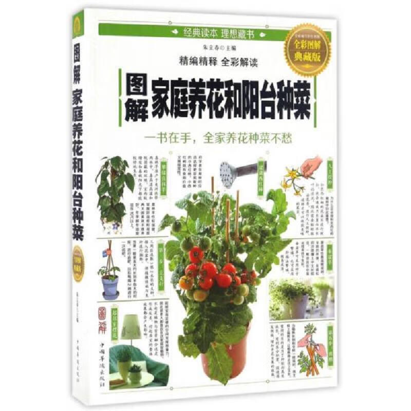 图解家庭养花和阳台种菜 朱立春 中国华侨出版社 9787511364043