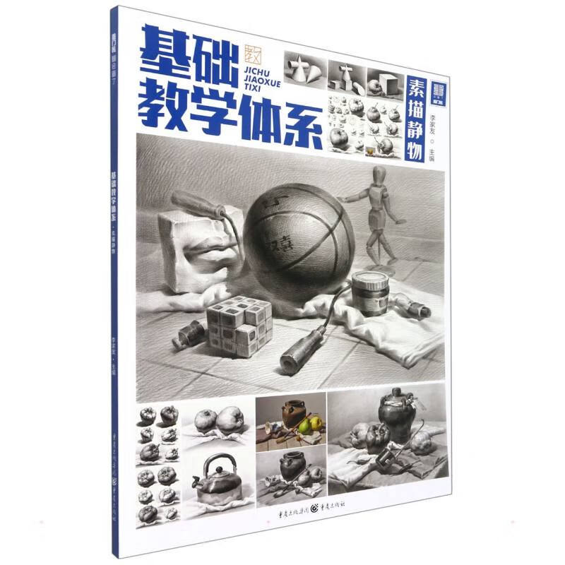 基础教学体系.素描静物 李家友 主编  书籍