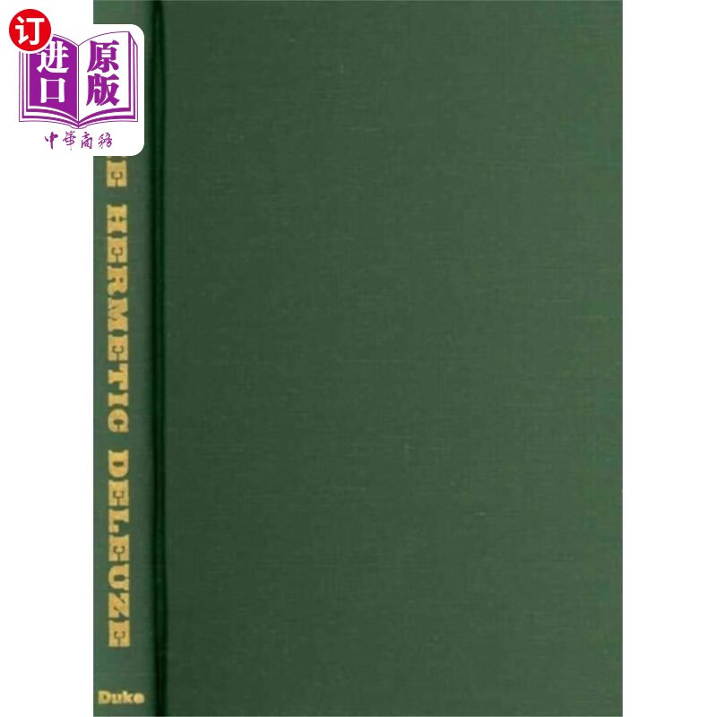 海外直订Hermetic Deleuze 密封德勒兹