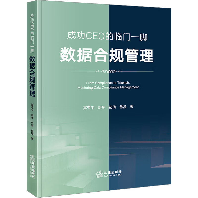 成功CEO的临门一脚 数据合规管理 图书