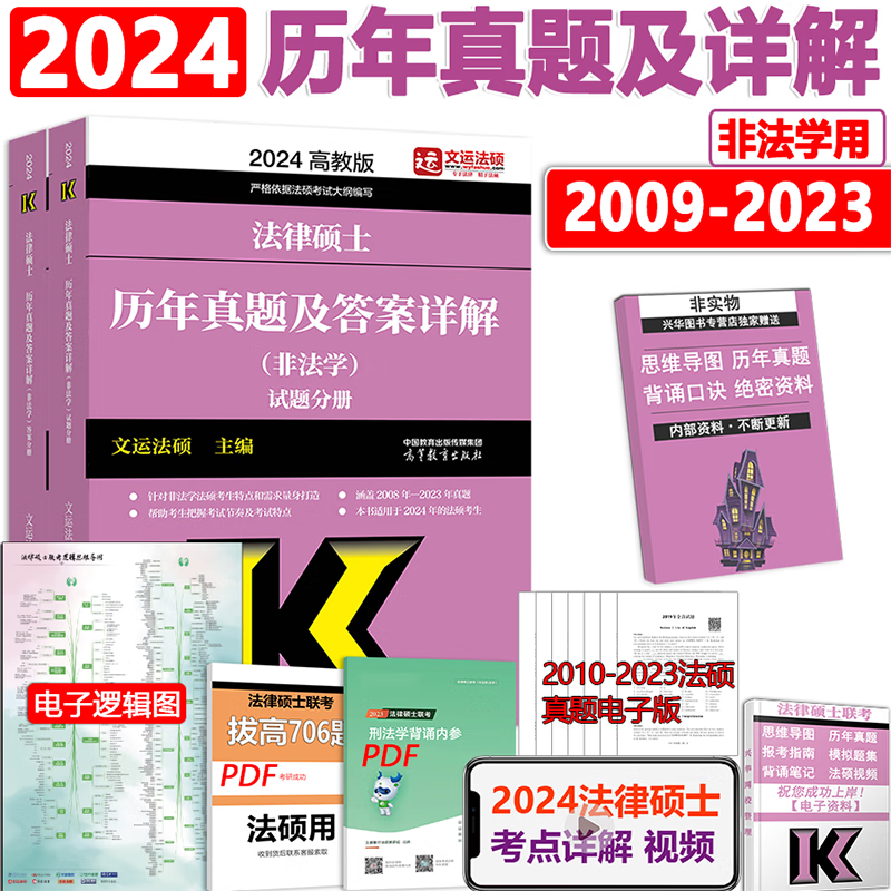现货】2024法硕考试分析 高教版法律硕士非法学联考2023法硕基础配套 考试分析 文运法硕基础配套练习 刑法分则解读 新民法典 历年真题章节分类解析 华图法硕法学历年试卷 法硕非法学考试分析背诵逻辑