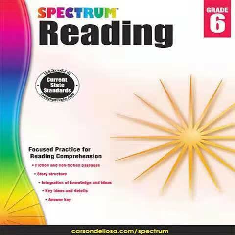练习册Spectrum Science Workbook Grade 3/4/5/6/7/8 G6