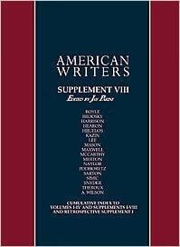 American Writers: Supplement