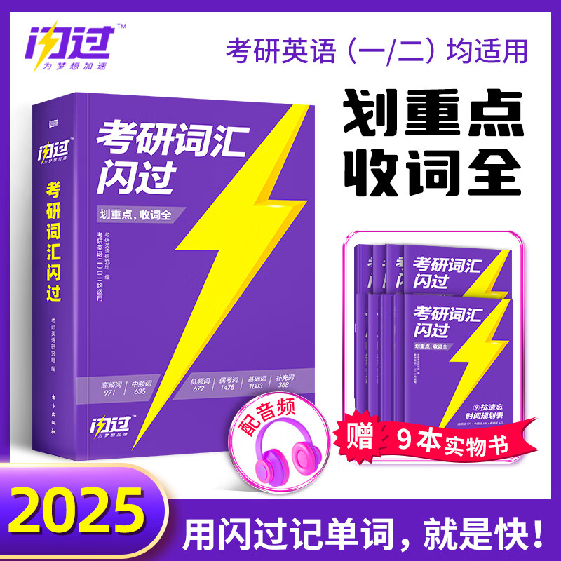 2025版《考研词汇闪过》