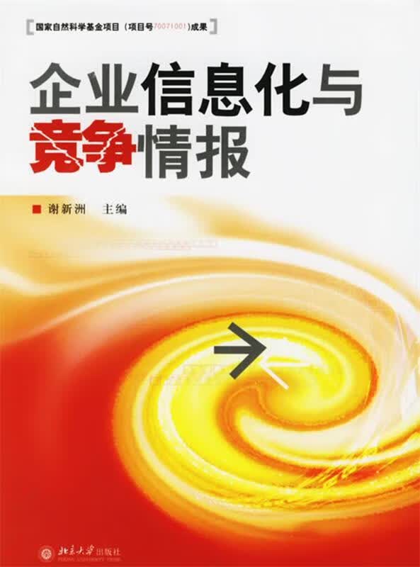 企业信息化与竞争情报 谢新洲主编 北京大学出版社 9787301104309