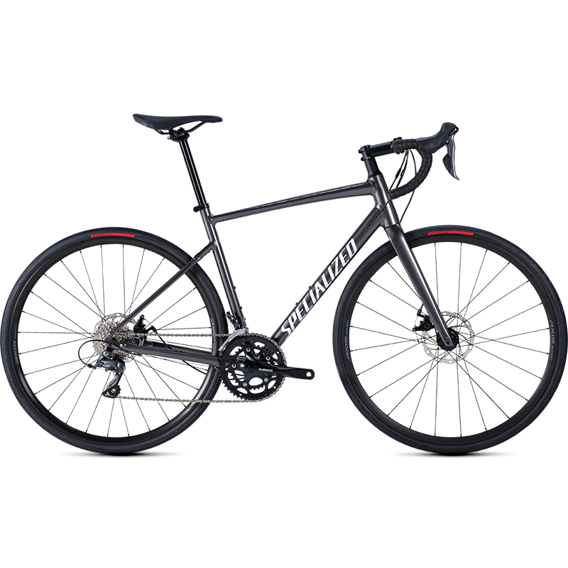 SPECIALIZED闪电 ALLEZ E5 DISC 碳纤维前叉碟刹制动公路自行车 缎面褐红/银色沙尘/流体红 56_公路车_什么值得买