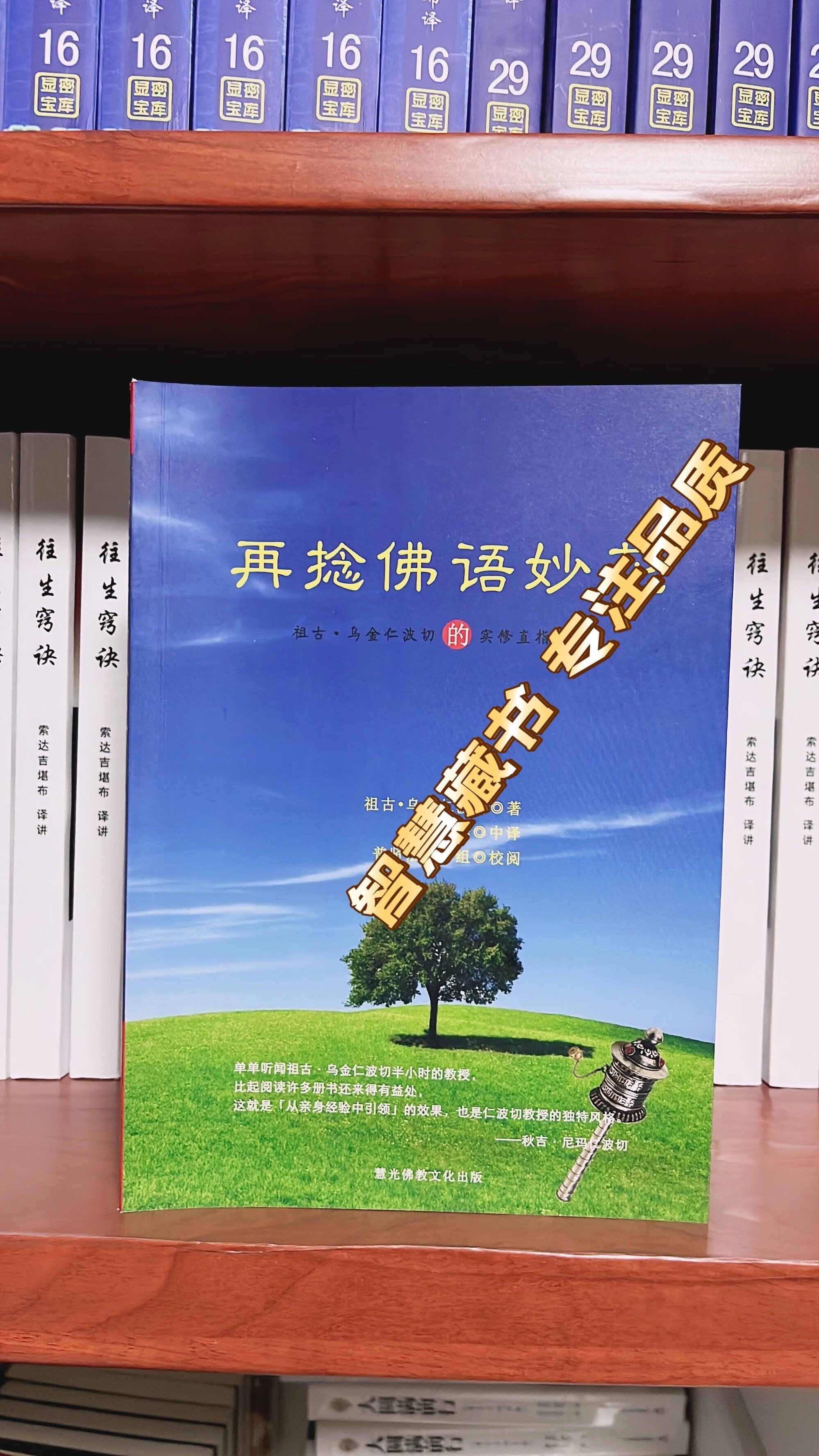 再捻佛语妙花 祖古 乌金仁波切的心性直指窍诀 简体横排