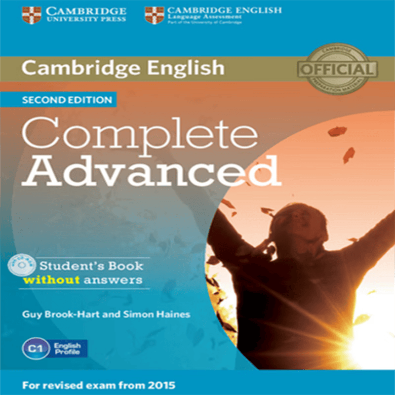Complete Advanced剑桥CAE考试第二版备考学生用书练习册含音频彩印 学生书