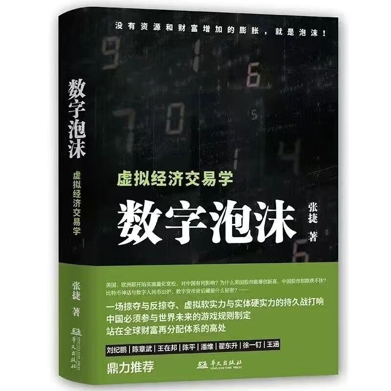 【现货速发】数字泡沫 张捷 虚拟经济交易学 张婕著 经济学财富书