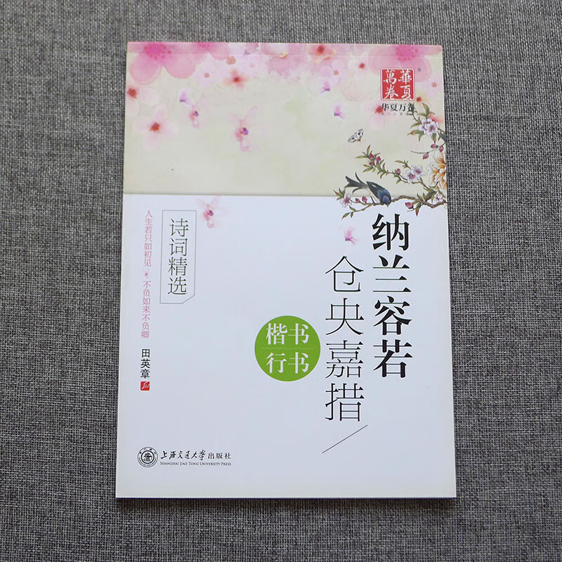 字帖唐诗宋词名家散文楷书入门速成技法教程笔画偏旁间架结构常用7000字控笔训练田英章卢中南吴玉生正楷行书行楷钢笔书法 纳兰容若(楷书+行书)田英章