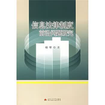 信息法律制度前沿问题研究 杨琴 著
