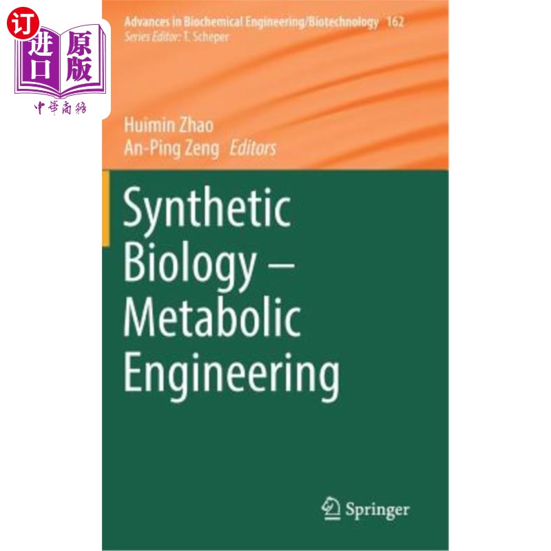 海外直订Synthetic Biology - Metabolic Engineering 合成生物学-代谢工程