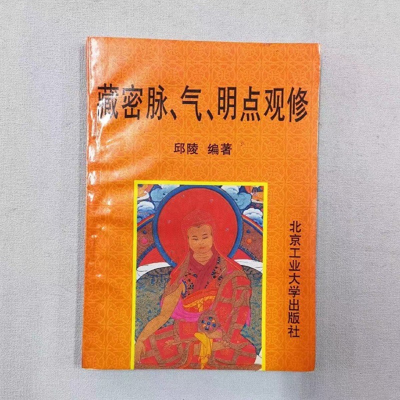 老版旧书 藏密脉、气、明点观修 丘陵 32开本210页原版旧书1994年 1994年