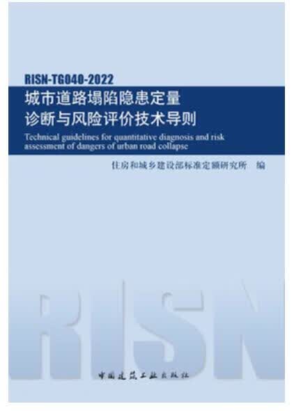 RISN-TG040-2022 城市道路塌陷隐患定量诊断与风险评价技术导则