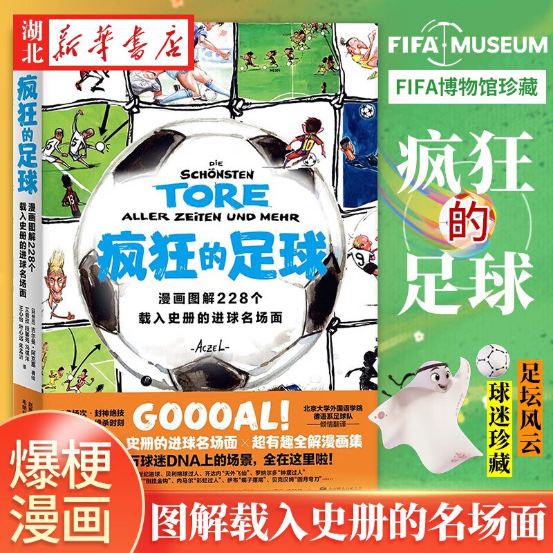疯狂的足球:漫画图解228个载入史册的进球名场面
