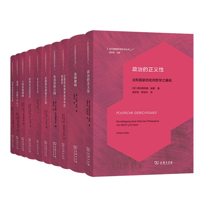 当代德国哲学前沿丛书/译丛（10本套装）
