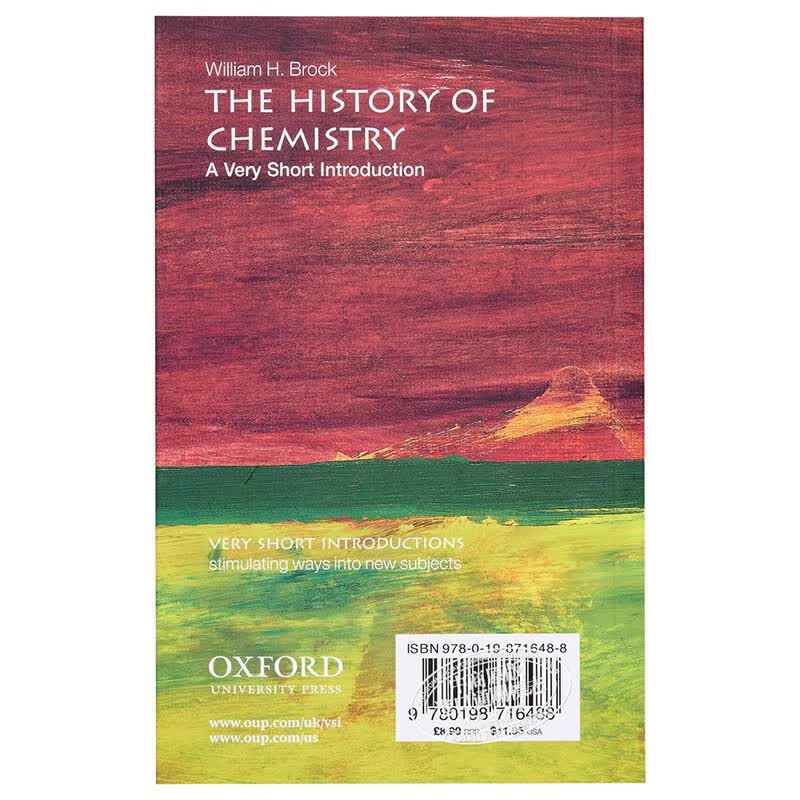化学的历史（牛津通识读本） 英文原版 自然科学The History of Chemis