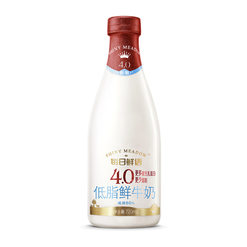每日鲜语 4.0g蛋白质低脂鲜牛奶720ml*88件（共22期），1095.6元包邮，合12.45元/件—— 慢慢买比价网