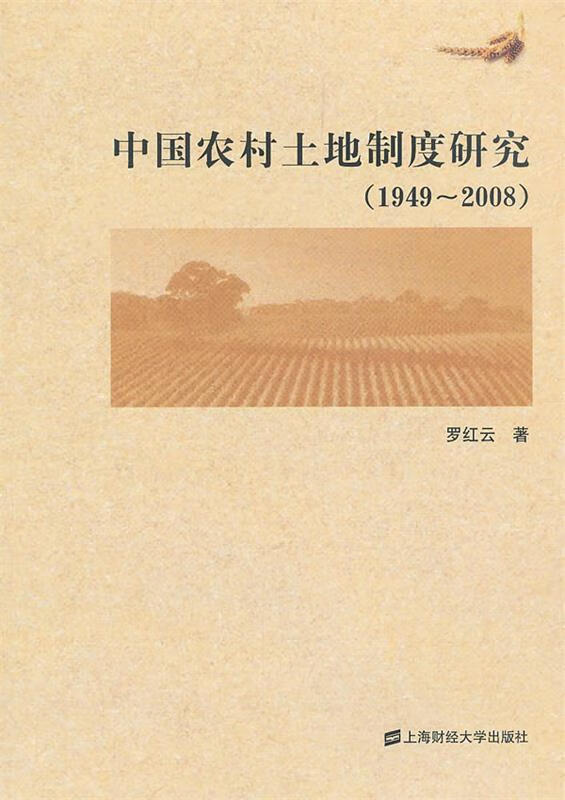 中国农村土地制度研究