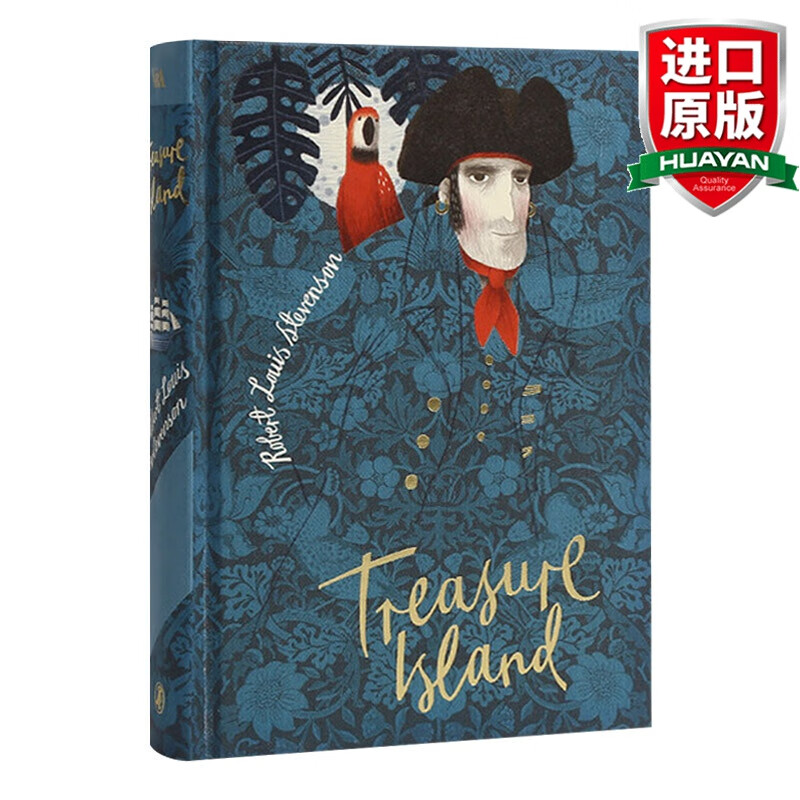 Treasure Island 英文原版 金银岛 V&A收藏系列 puffin 海雀 史蒂文森 精装版青少年课外读物小说 进口英语书籍