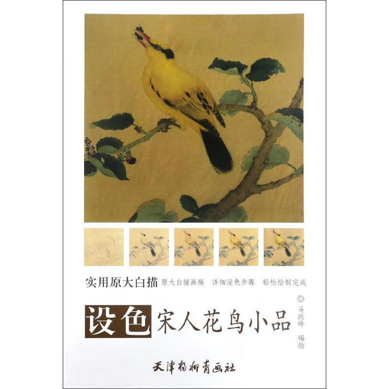 设色宋人花鸟小品【，放心购买】