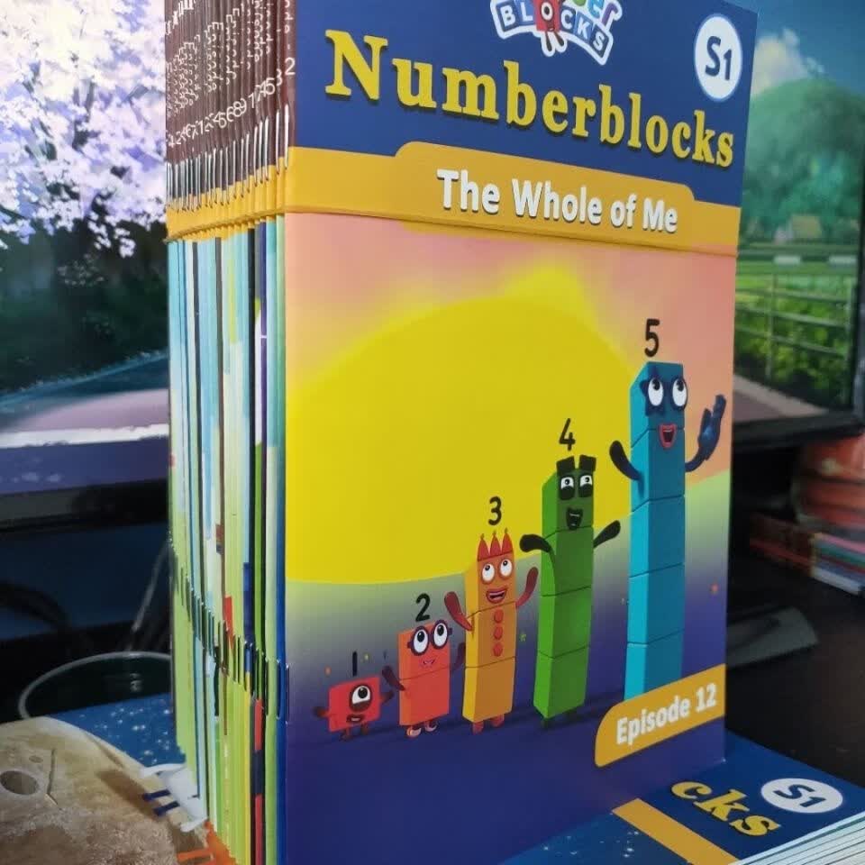 点读版Numberblocks数字第1季+第2季动画,30册赠卡片
