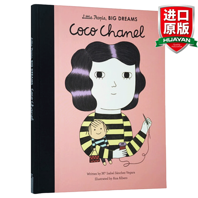 Little People, Big Dreams:Coco Chanel 英文原版 小人物大梦想儿童精装绘本 可可·香奈儿 英文版