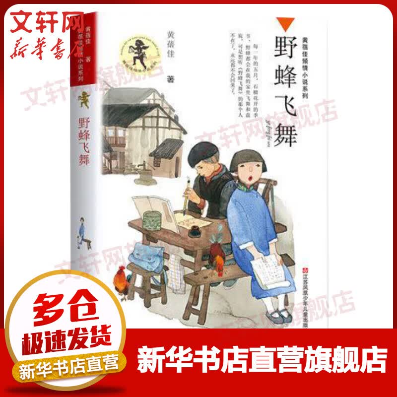 野蜂飞舞 黄蓓佳倾情小说系列儿童文学小说/青少年版小学生课外阅读书/江苏凤凰少年儿童出版社 儿童读物