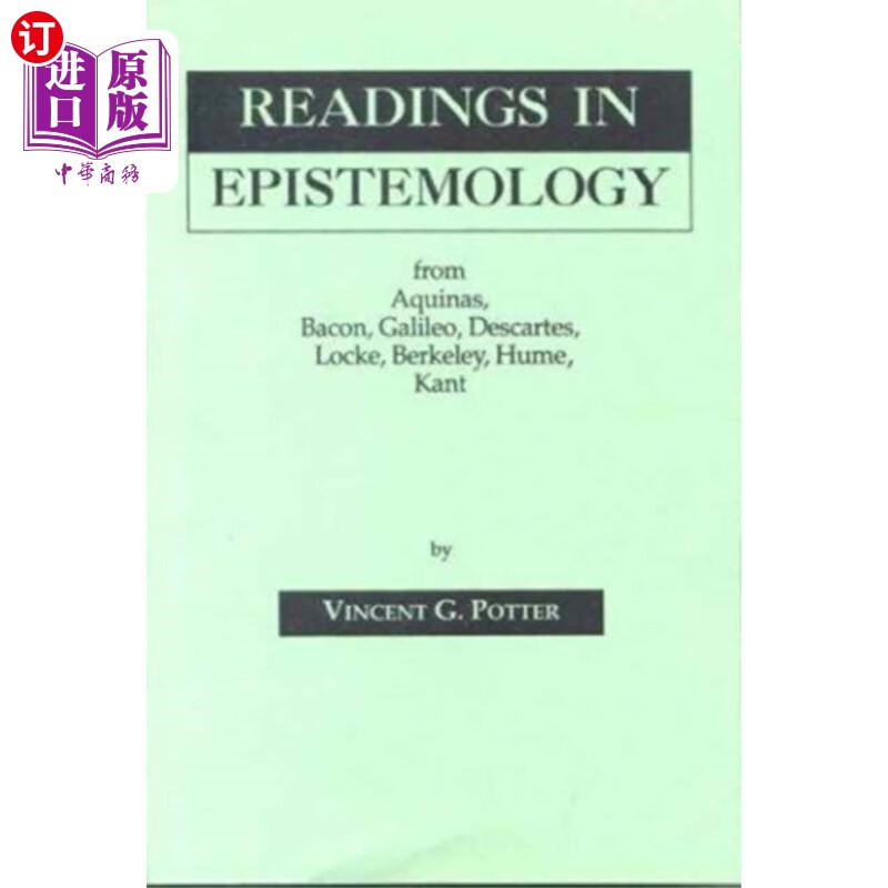 海外直订Readings in Epistemology 认识论读本
