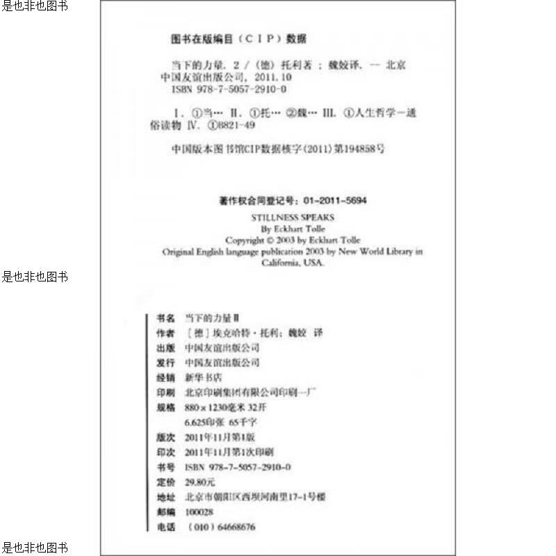 当下的力量Ⅱ：找回每时每刻的自己