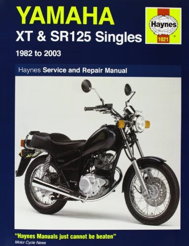 Yamaha XT & SR125 (82 - 03) Haynes Repair Manual