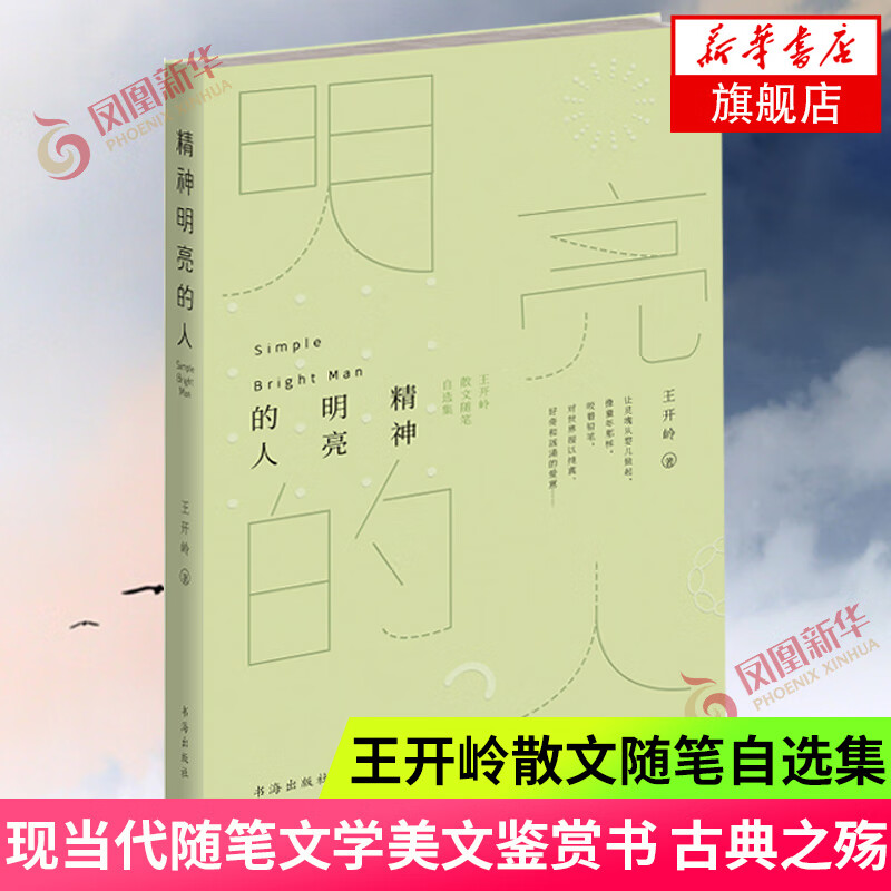 精神明亮的人 王开岭 著 王开岭散文随笔自选集 文学中国现当代随笔文学美文鉴赏书 古典之殇现当代文学 旗舰店官网