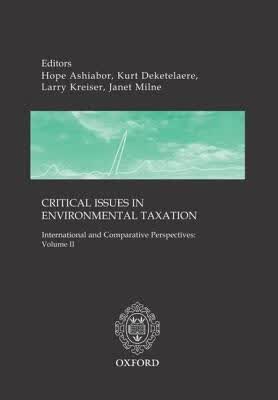 Critical Issues in Environmental Taxation: Volu