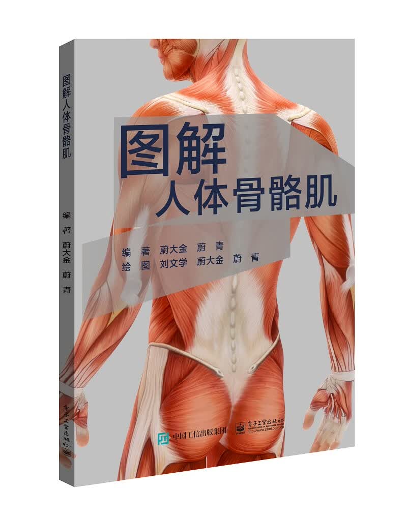图解人体骨骼肌【好书】