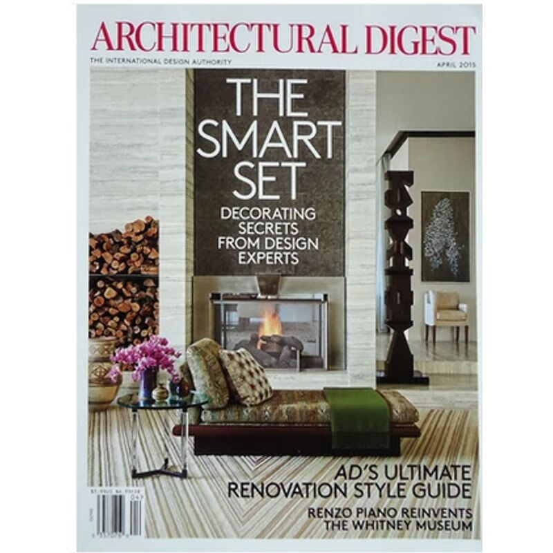 老师推荐2023年美国AD(ARCHITECTURAL DIGEST)豪宅软装外文杂志全年订阅