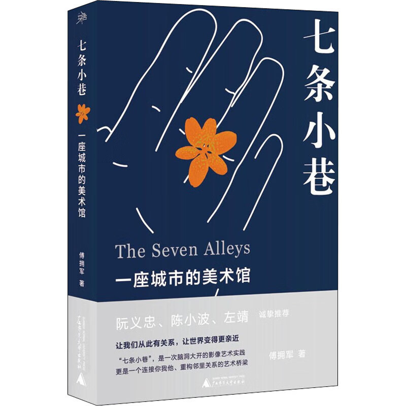 七条小巷 一座城市的美术馆 傅拥军  书籍