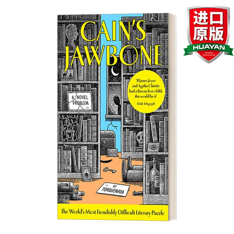 Cain's Jawbone 英文原版 该隐的颚骨 解谜游戏 侦探推理 休闲娱乐 英文版 进口英语原版书籍