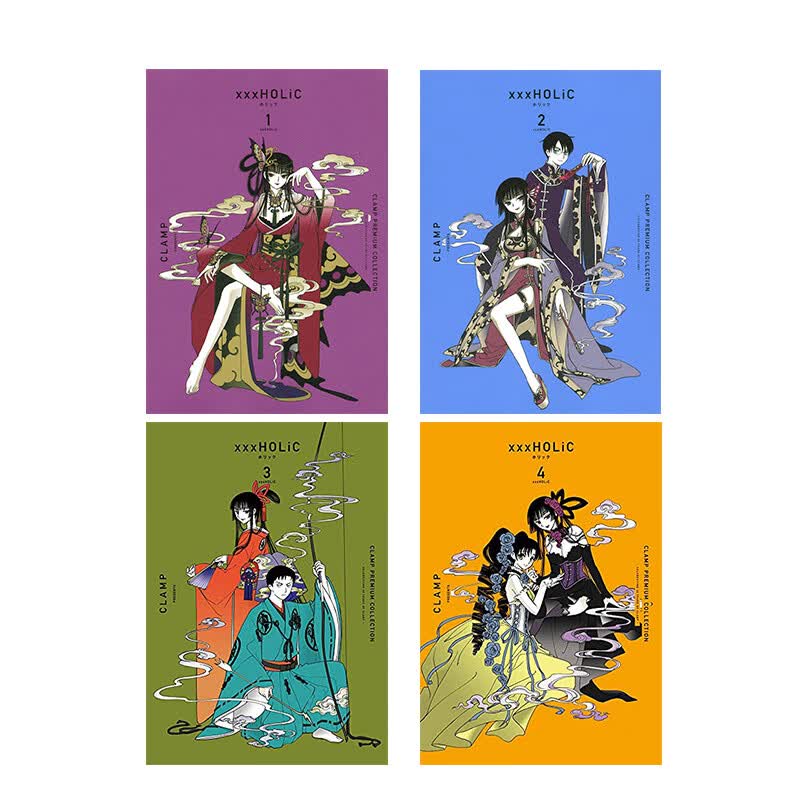 xxxHOLiC 四月一日灵异事件簿【新装版】（1-4） 日版漫画 CLAMP PREMIUM COLLECTION 講談社 日文原版进口动漫作品善本图书