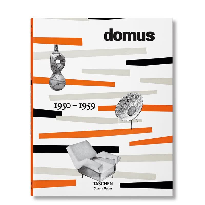 【少量库存】TASCHEN塔森domus 1950–1959，多莫斯设计 1950–1959进口原版图书