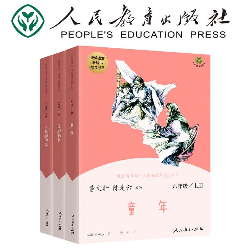童年六年级上册快乐读书吧爱的教育小英雄雨来人民教育出版社配套部编人教版曹文轩陈先云统编语文书目【ZY】