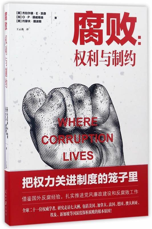 腐败:权力与制约【好书，下单速发】