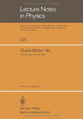Quark Matter ’84