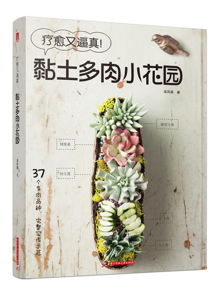 疗愈又逼真：黏土多肉小花园吴凤凰华技大学出版社9787568029438 家居书籍