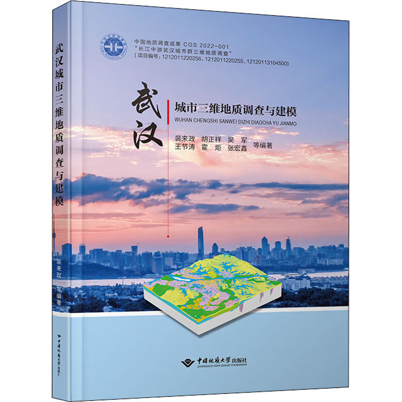 武汉城市三维地质调查与建模 图书