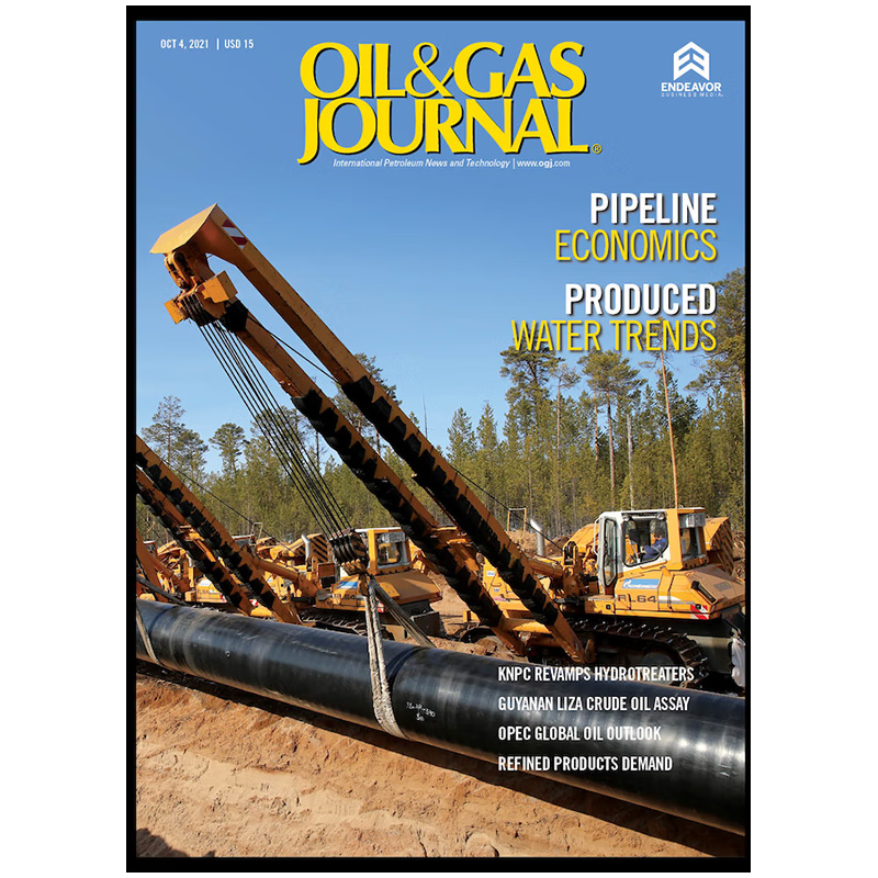【单期可选】Oil&Gas Journal 美国石油与天然气杂志 2019/20/21/22年 英文英语杂 2021年10月刊