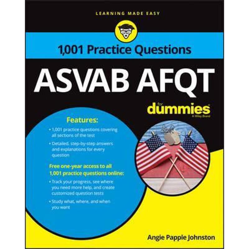 Asvab Afqt:1,001 Practice Questions For Dummies