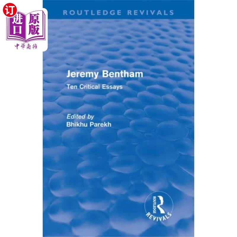 海外直订Jeremy Bentham 杰里米·边沁